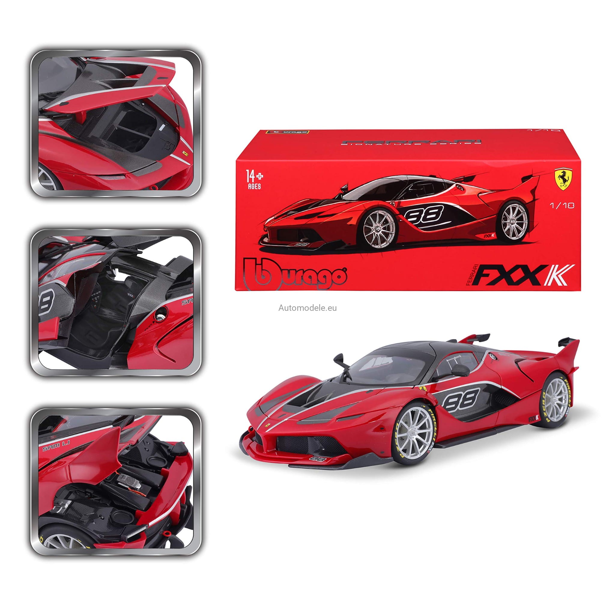 Ferrari FXX-K #88 2015 Signature Series Bburago 1:18 - 16907Rd ...