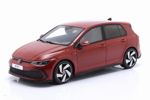 Volkswagen VW Golf VIII 8 GTi 2021 Kings Red Metallic Otto Mobile 1:18 ...